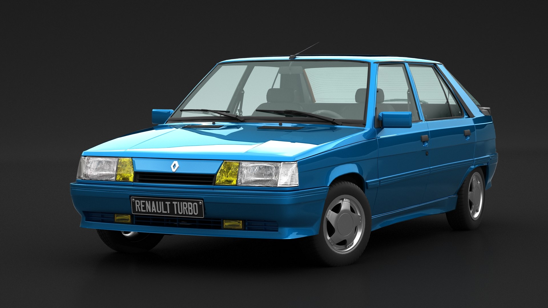 modelo 3d Renault 11 Turbo - TurboSquid 2010986