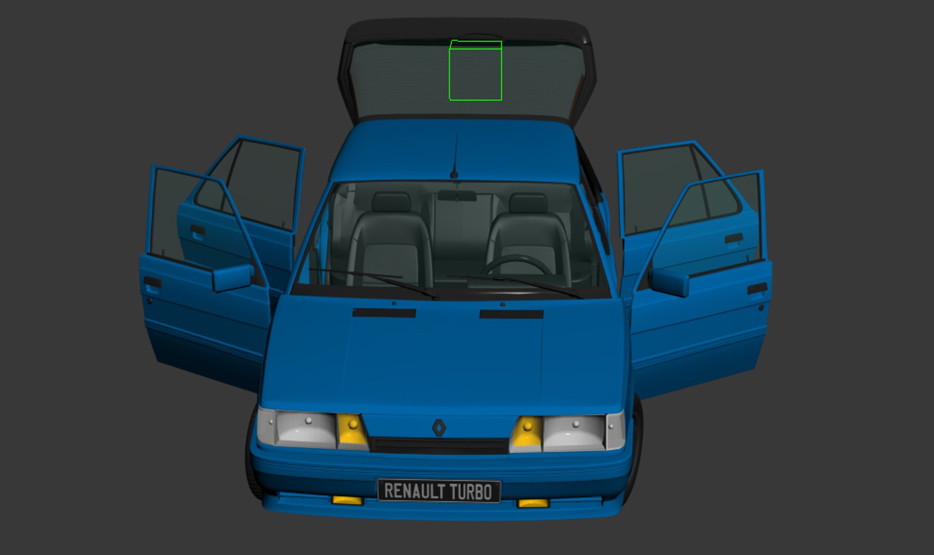 3D Renault 11 Turbo - TurboSquid 2010986