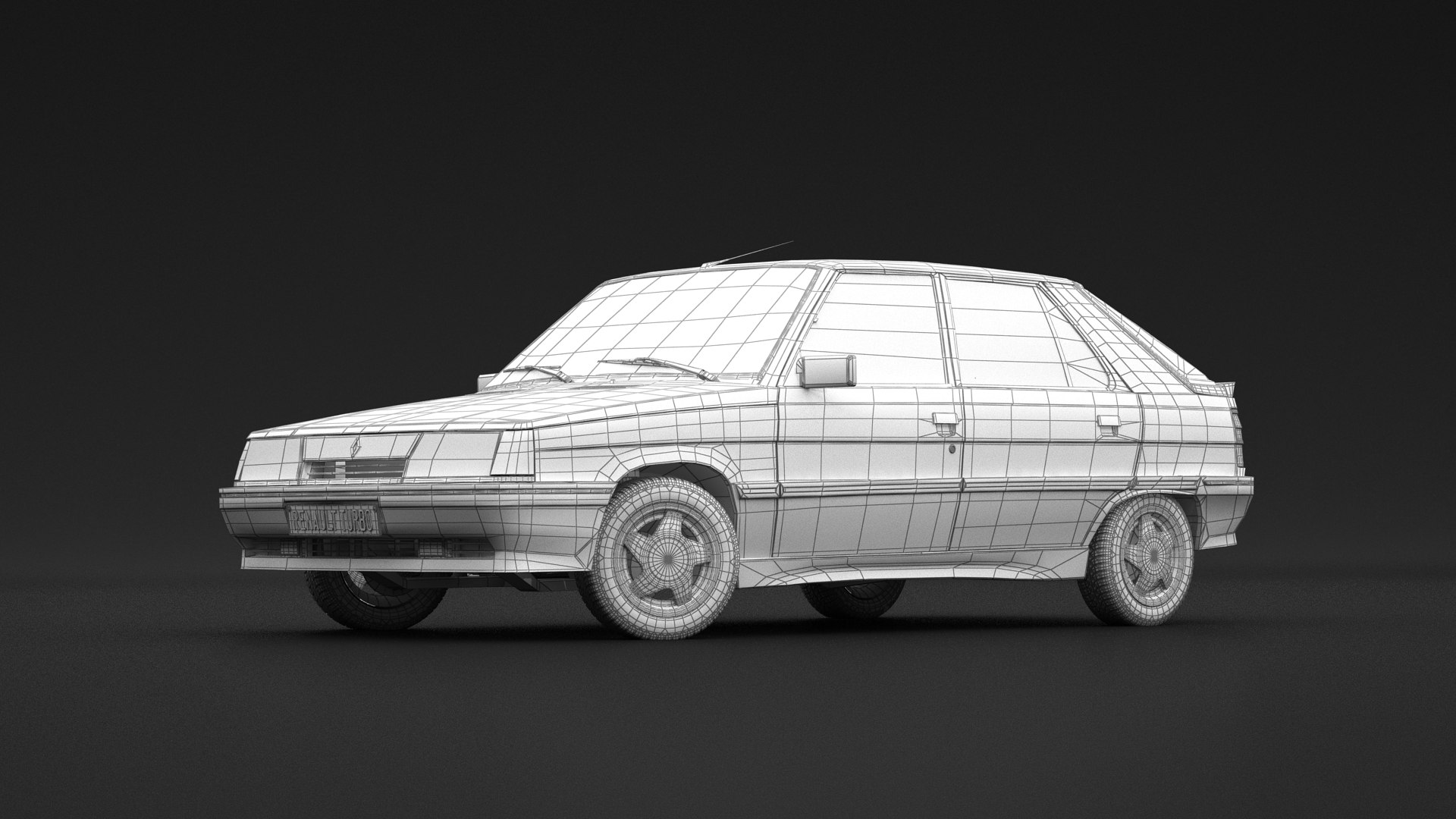 3D Renault 11 Turbo - TurboSquid 2010986