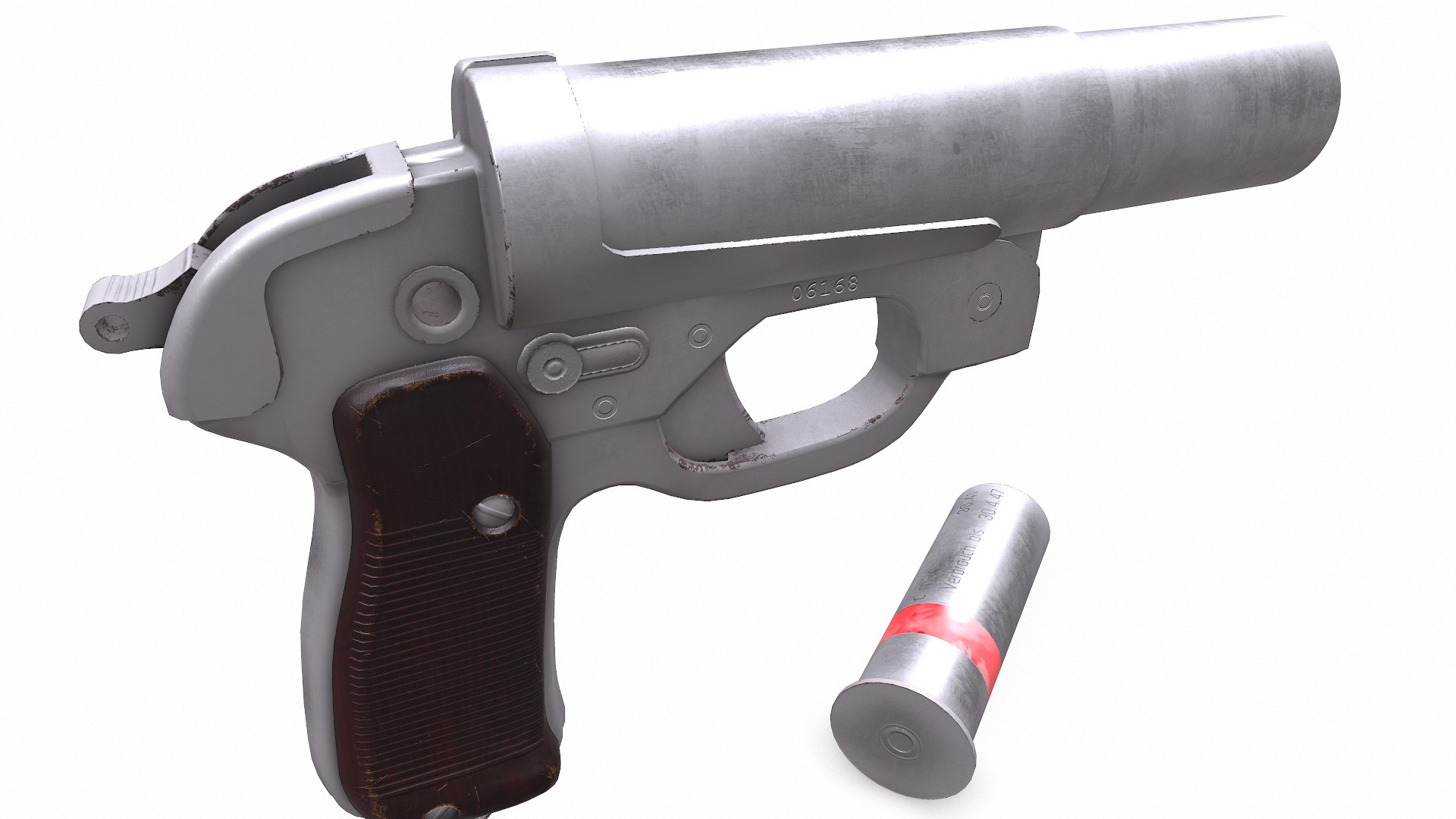3D Leuchtpistole 42 LP42 Flare Gun Low-poly PBR - TurboSquid 2155344