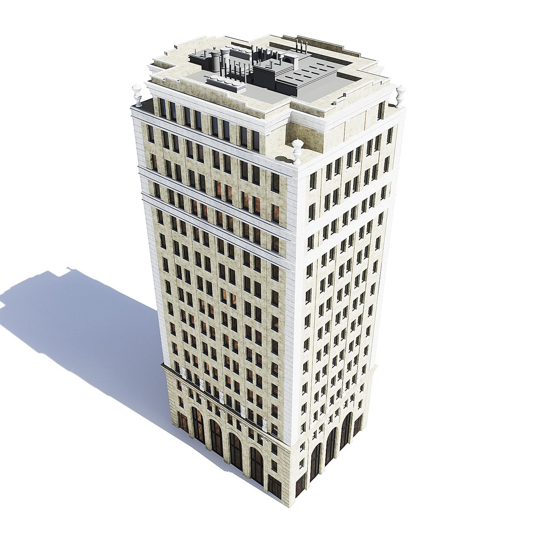 Tall Building 3D Model - TurboSquid 1517342