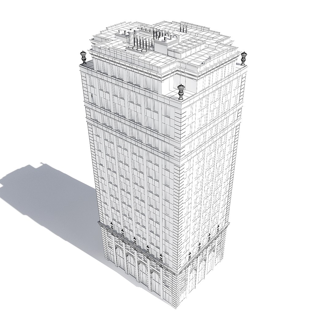 Tall Building 3D Model - TurboSquid 1517342