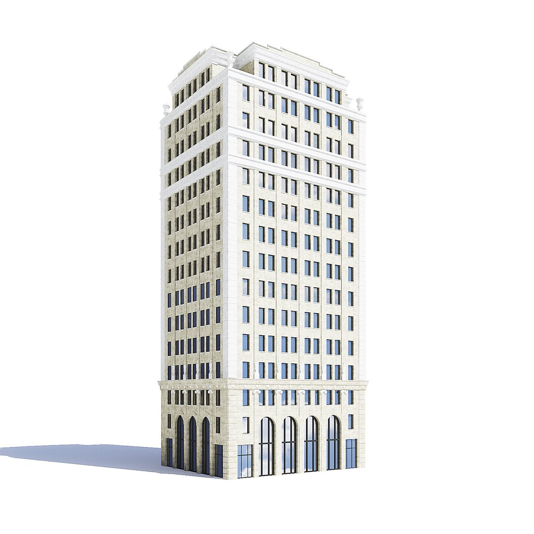 Tall Building 3D Model - TurboSquid 1517342