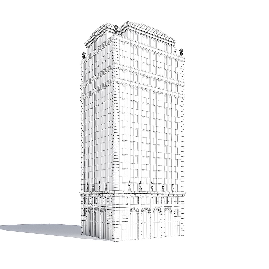 Tall Building 3D Model - TurboSquid 1517342