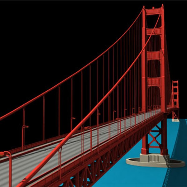 Golden Gate Bridge 3D Models for Download | TurboSquid