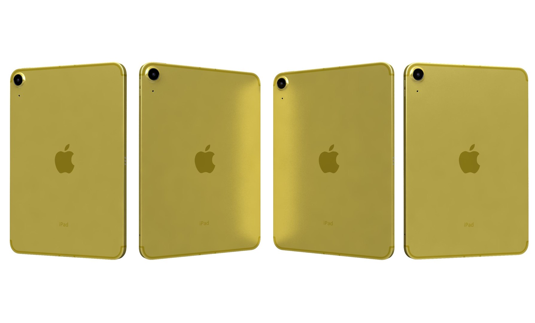 Apple IPad 2022 10th Gen WiFi-Cellular Yellow 3D Model - TurboSquid 1987000