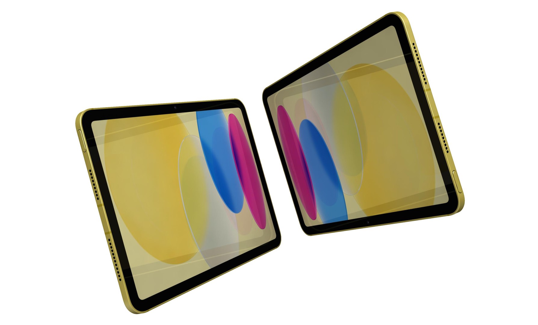 Apple IPad 2022 10th Gen WiFi-Cellular Yellow 3D Model - TurboSquid 1987000