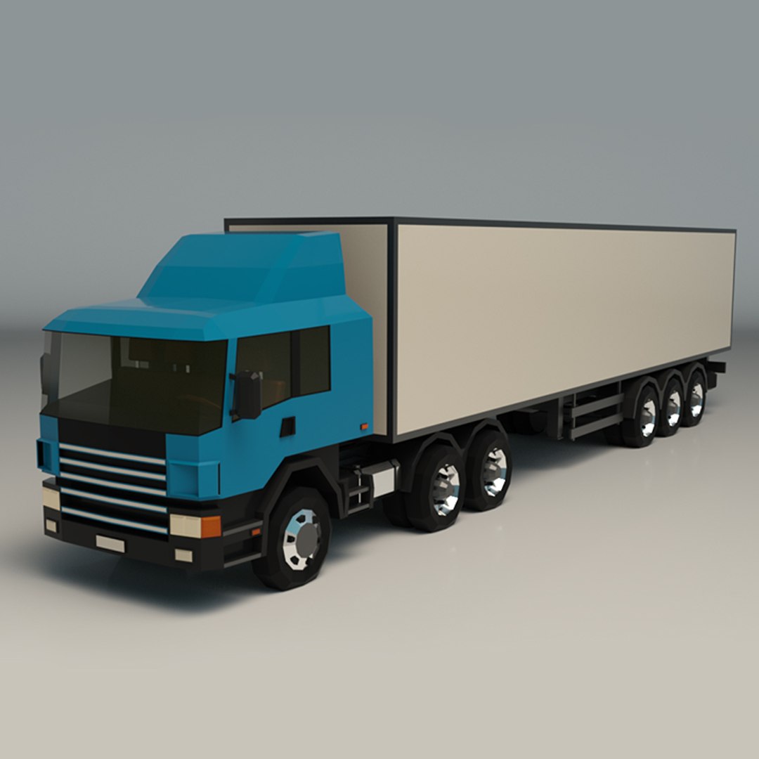 Cargo truck 3D model - TurboSquid 1462939