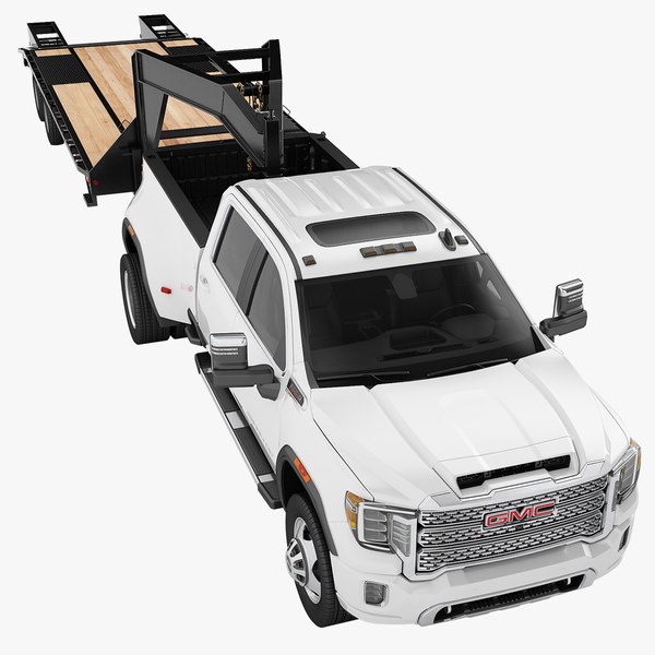 GMC SIERRA HD DENALI 2020 Gooseneck Trailer 01 3D model - TurboSquid ...