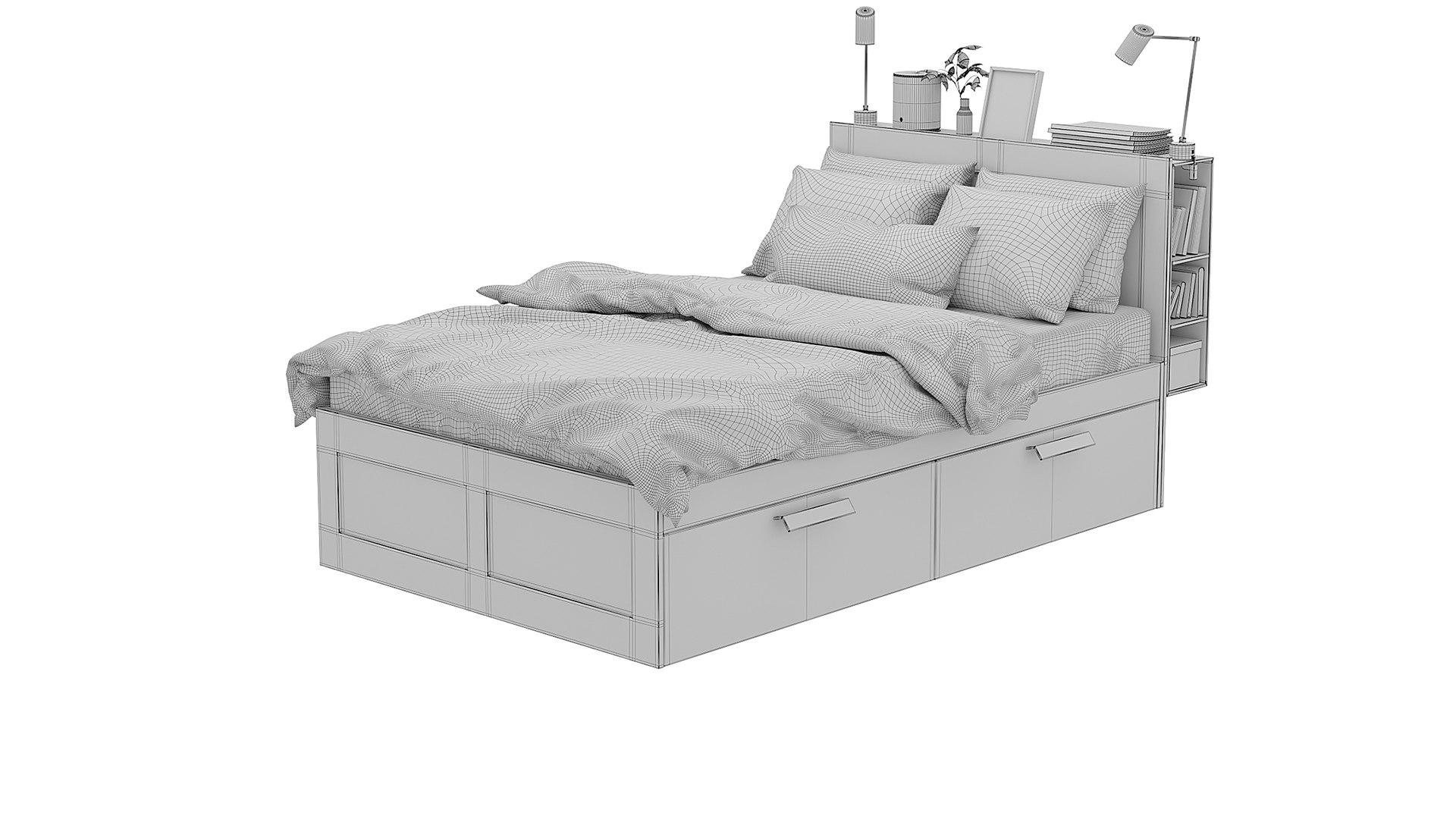 IKEA BRIMNES 3D - TurboSquid 1761357