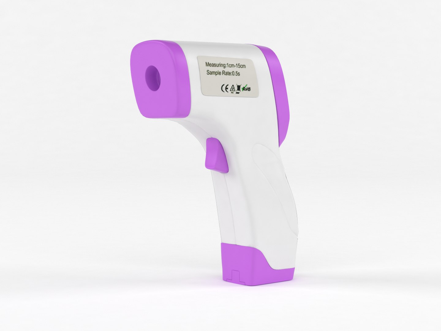 Digital Infrared Forehead Thermometer 3D Model - TurboSquid 1539950