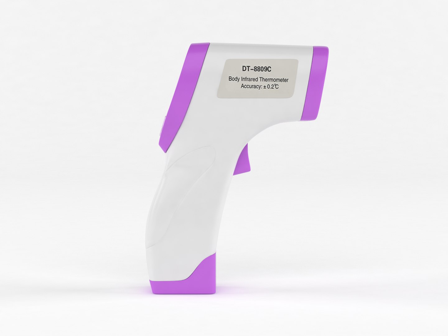 Digital Infrared Forehead Thermometer 3D Model - TurboSquid 1539950