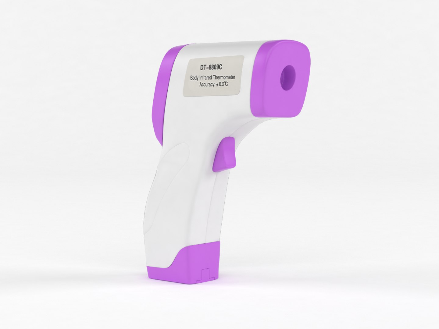 Digital Infrared Forehead Thermometer 3D Model - TurboSquid 1539950