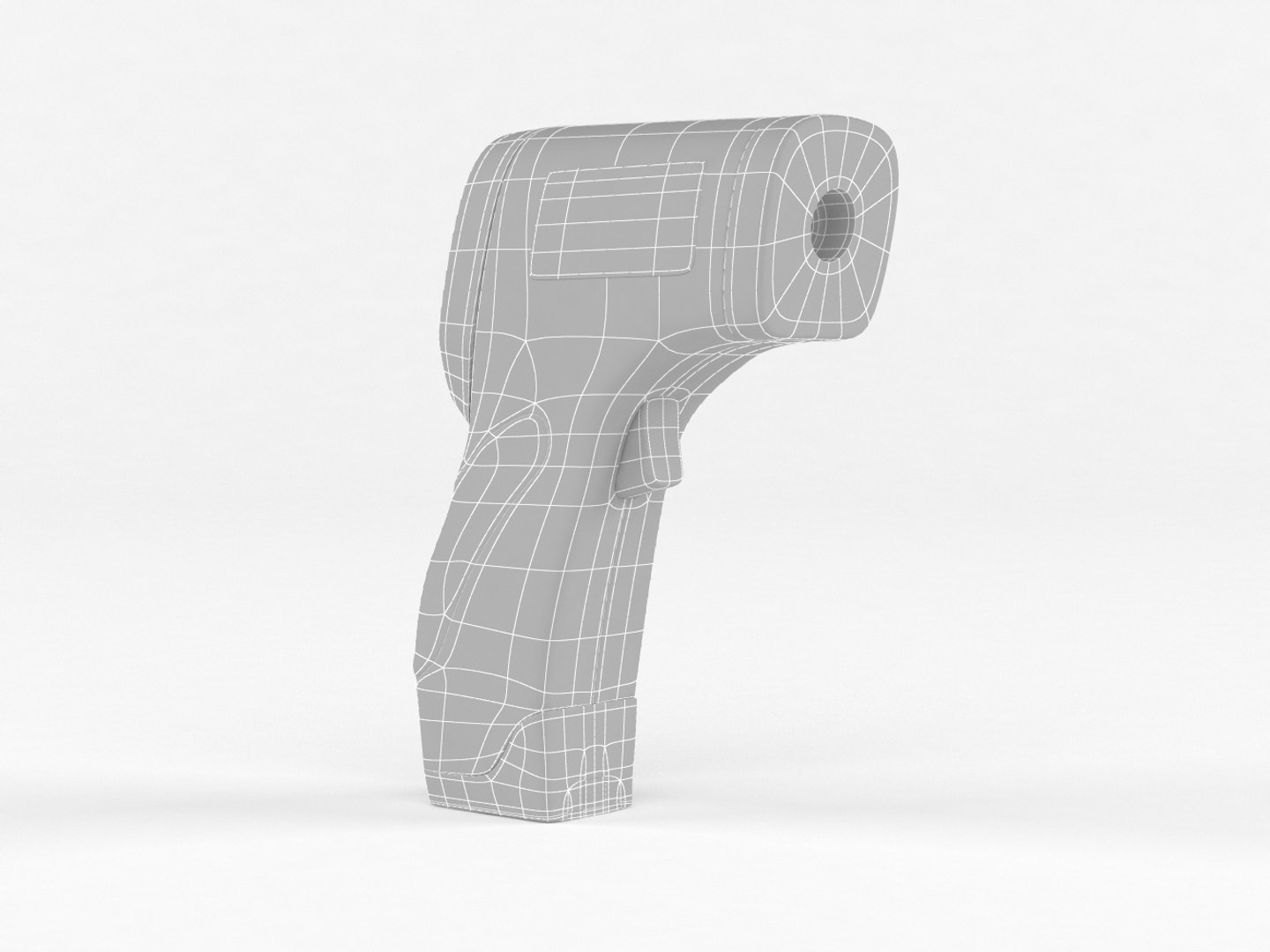 Digital Infrared Forehead Thermometer 3D Model - TurboSquid 1539950