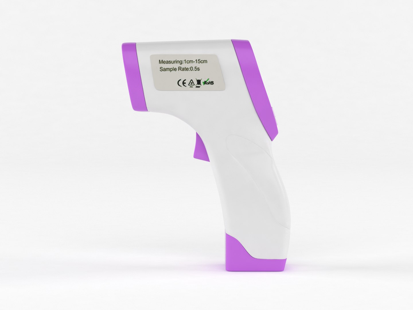 Digital Infrared Forehead Thermometer 3D Model - TurboSquid 1539950