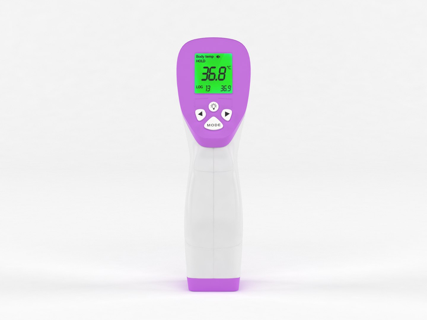 Digital Infrared Forehead Thermometer 3D Model - TurboSquid 1539950