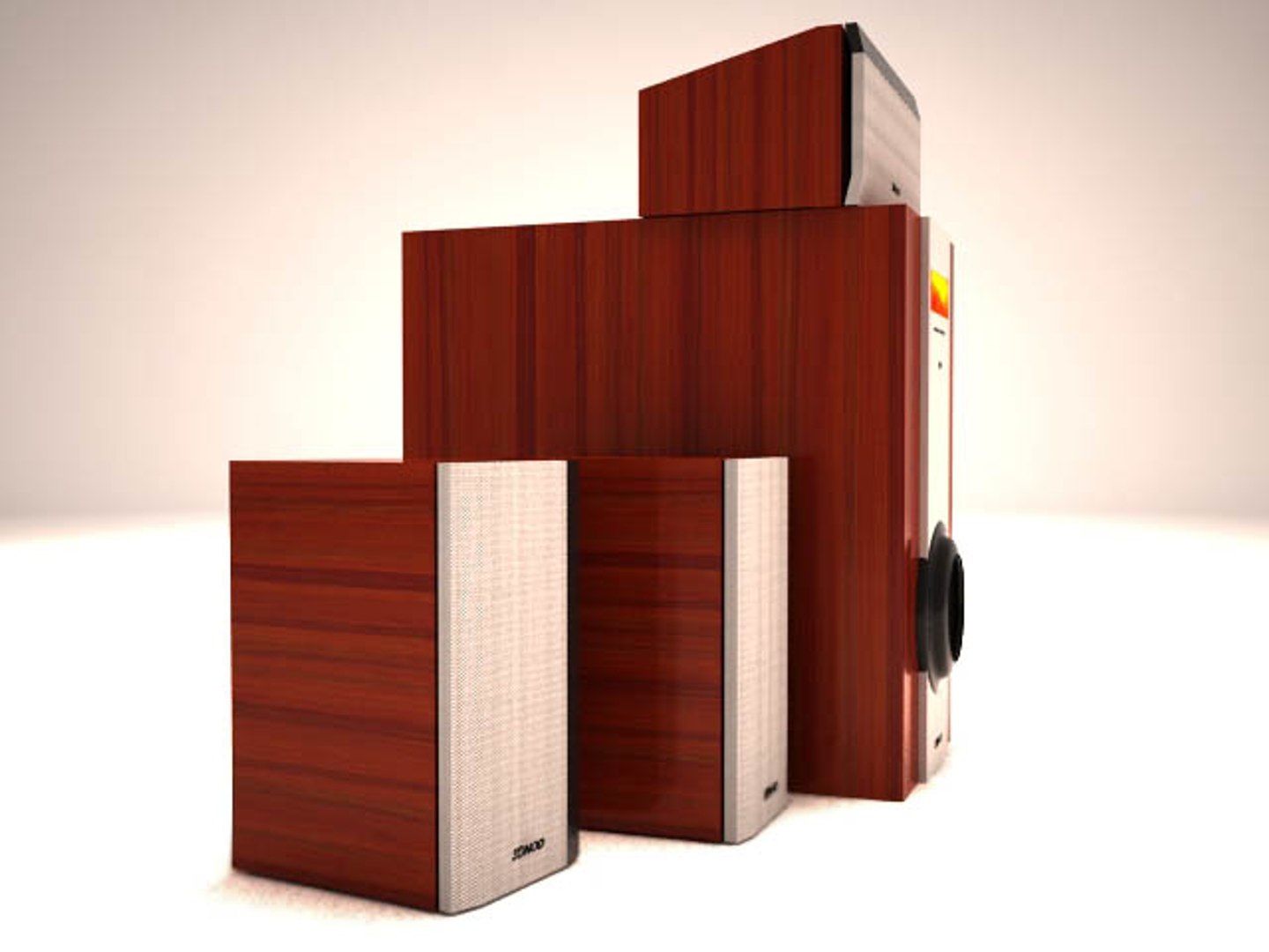 sound system 3d model