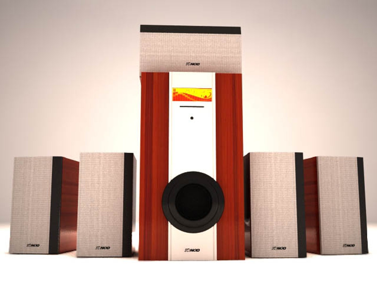 sound system 3d model