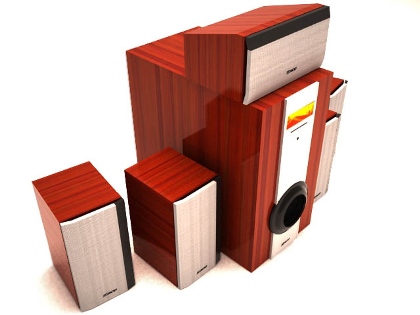sound system 3d model