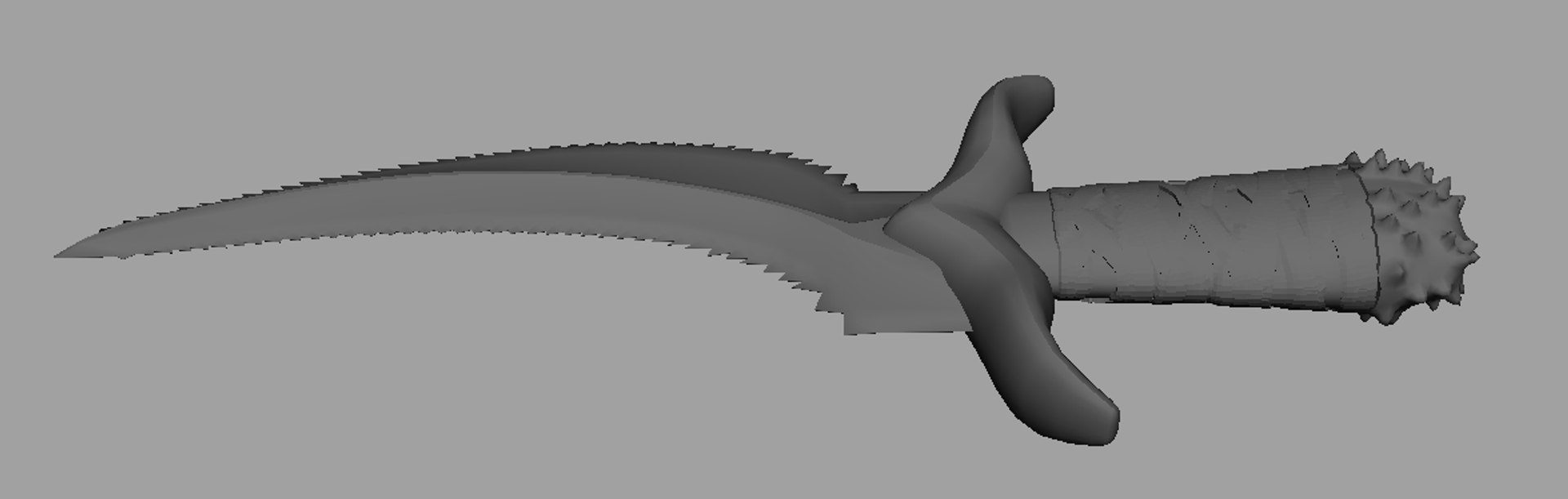 dagger weapon 3d model