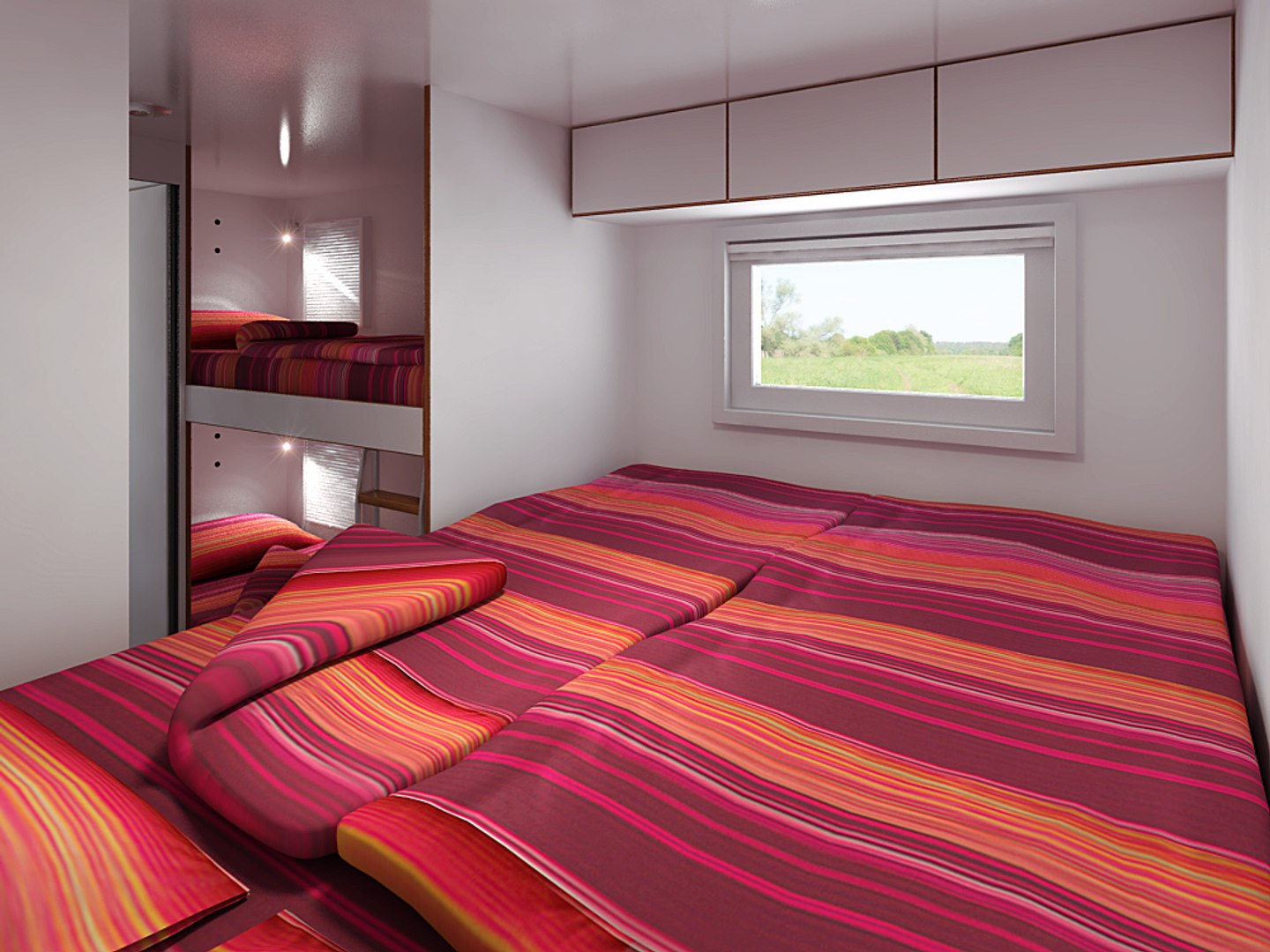 residential unit unicat truck 3d model