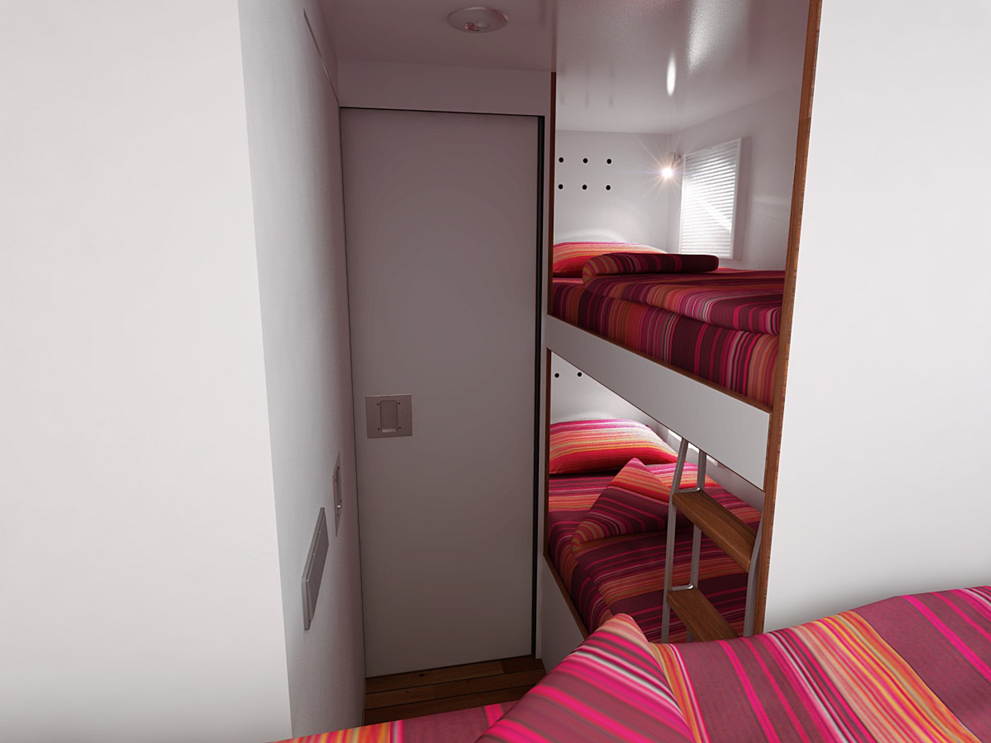 residential unit unicat truck 3d model