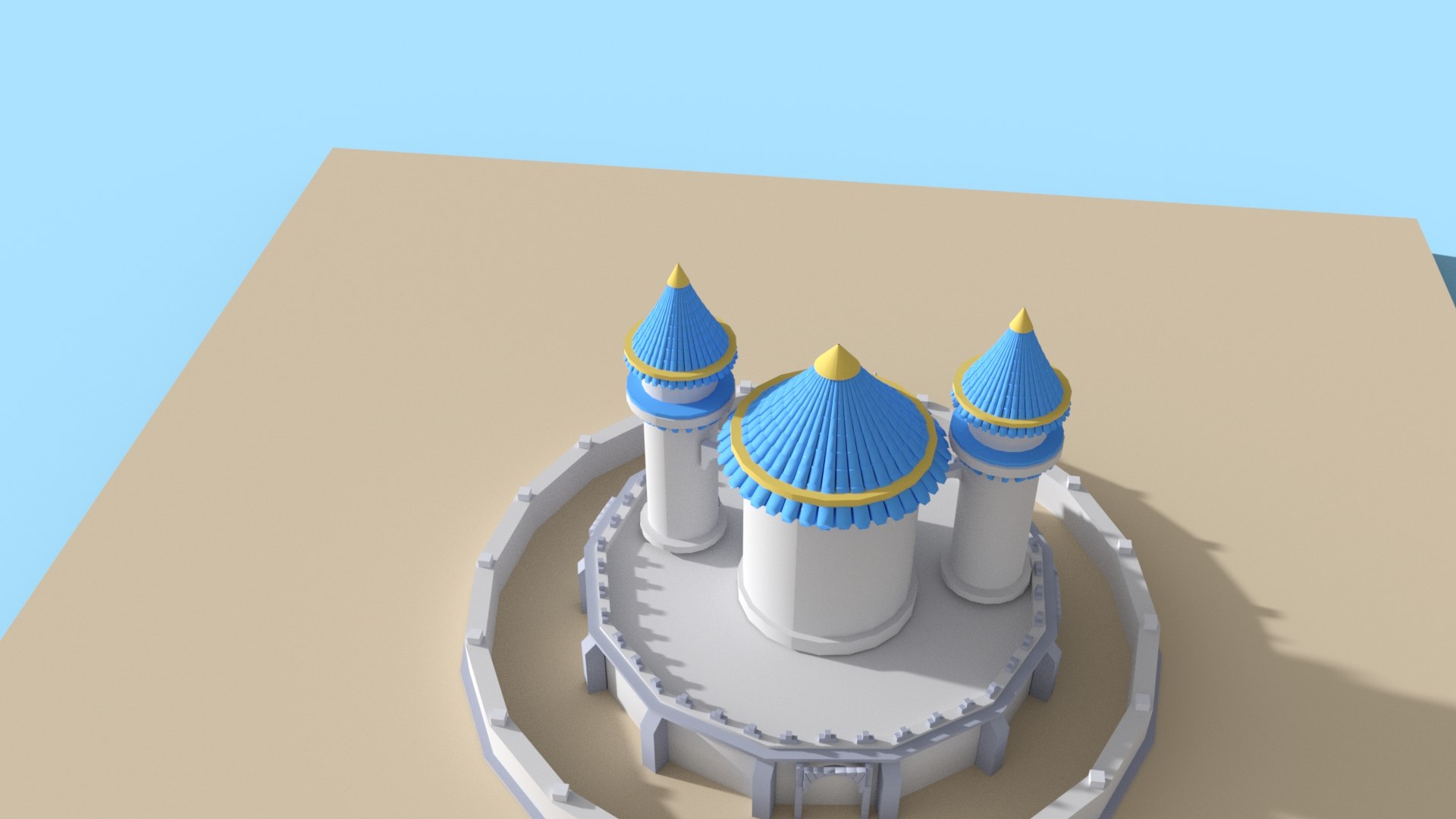 3D Fantasy Castle Rts - TurboSquid 2238531