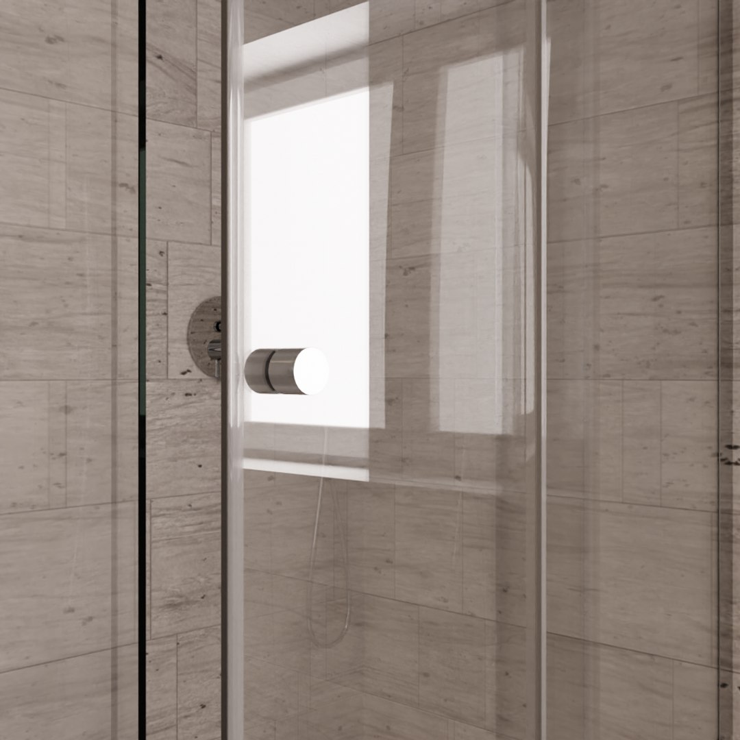 3D Model Sliding Shower Cubicle - TurboSquid 1551073