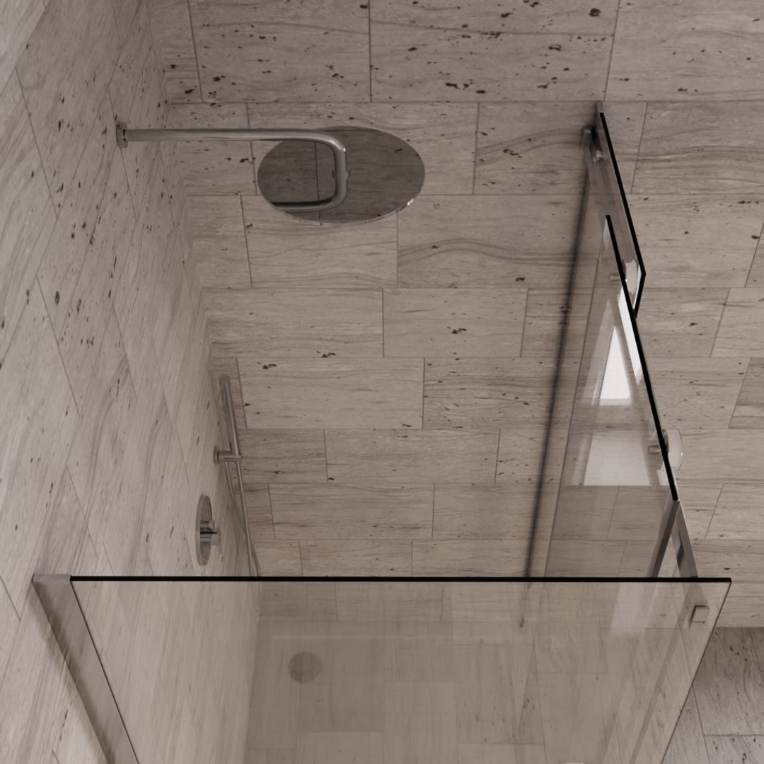 3D Model Sliding Shower Cubicle - TurboSquid 1551073