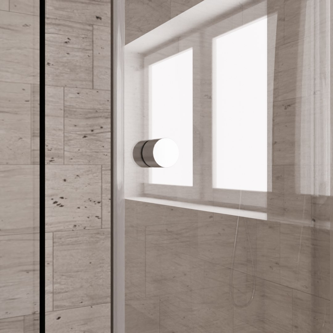 3D Model Sliding Shower Cubicle - TurboSquid 1551073