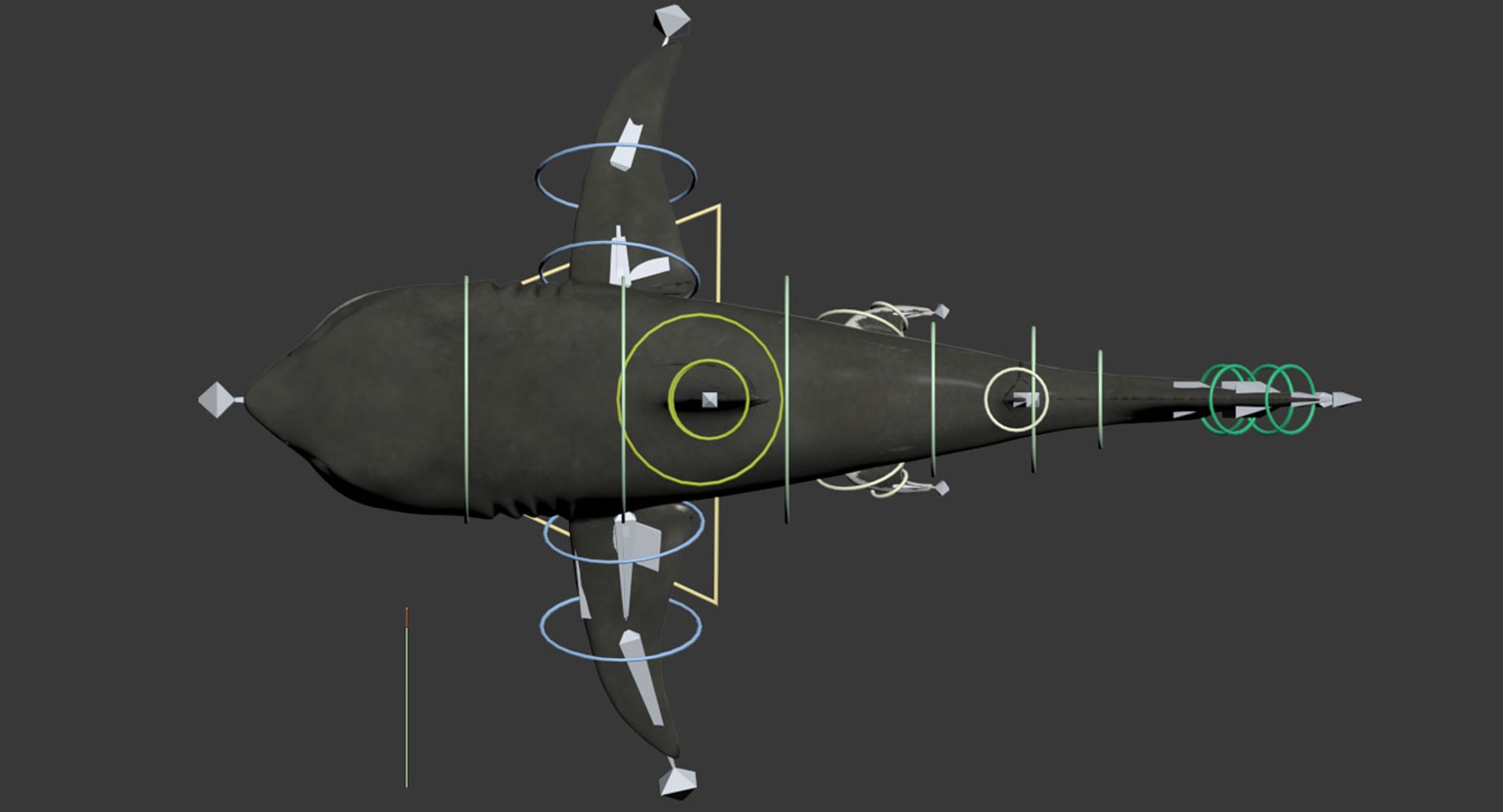 Modeled Rigged Shark Model - TurboSquid 1302224