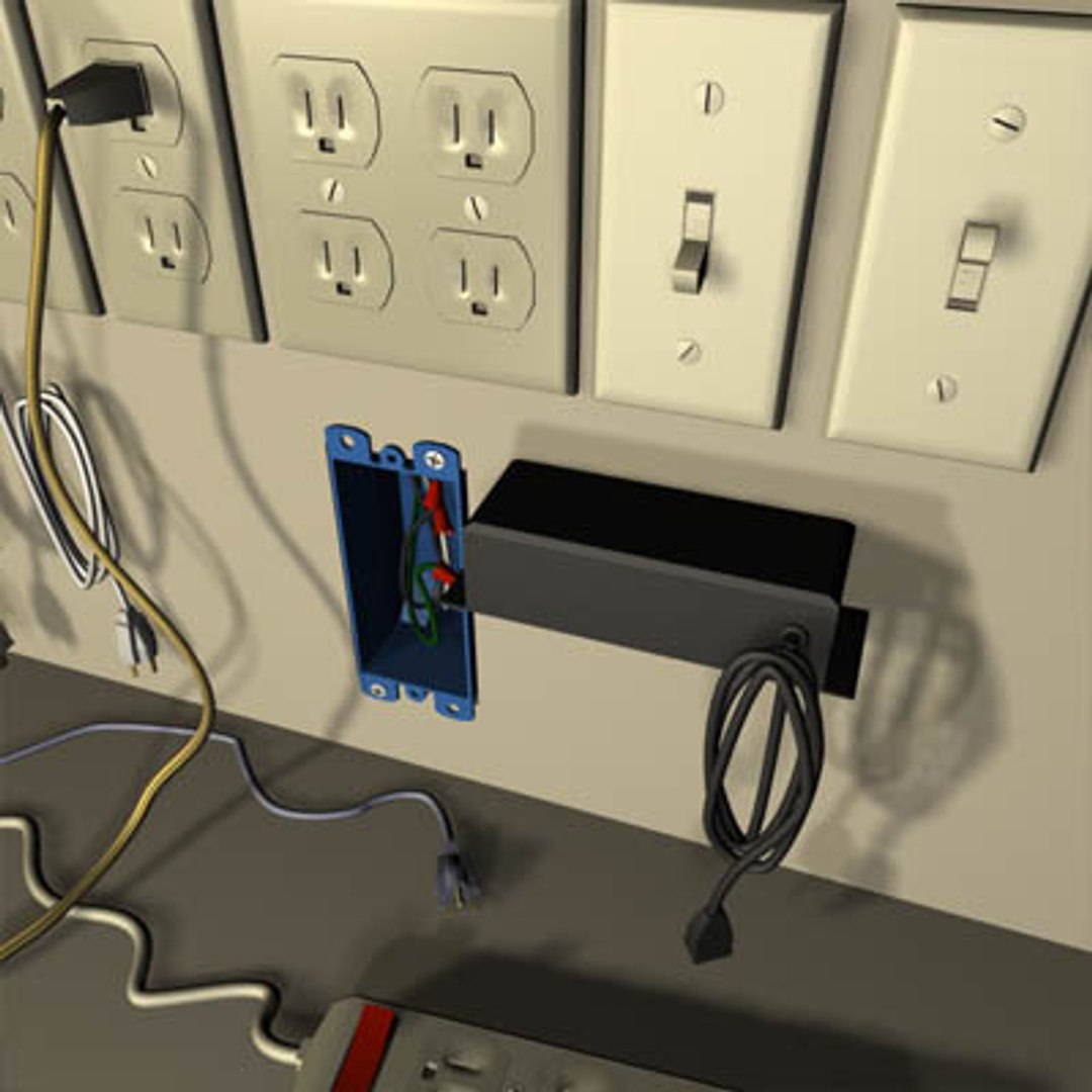 Electrical Parts 01 Circuit 3d Model