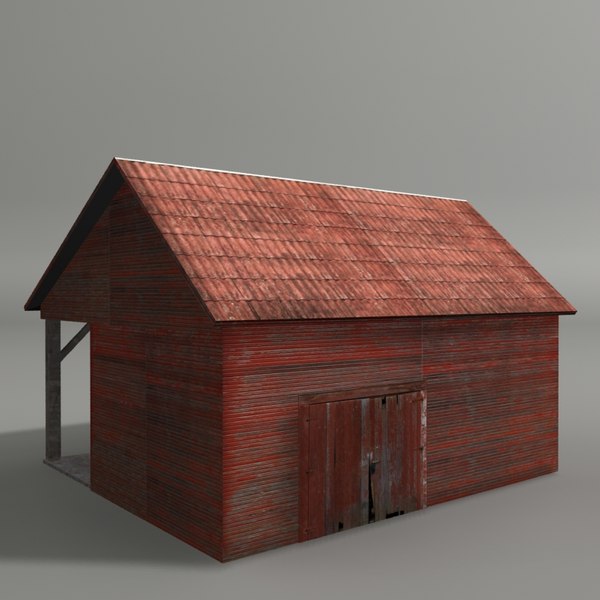 old barn 3d model