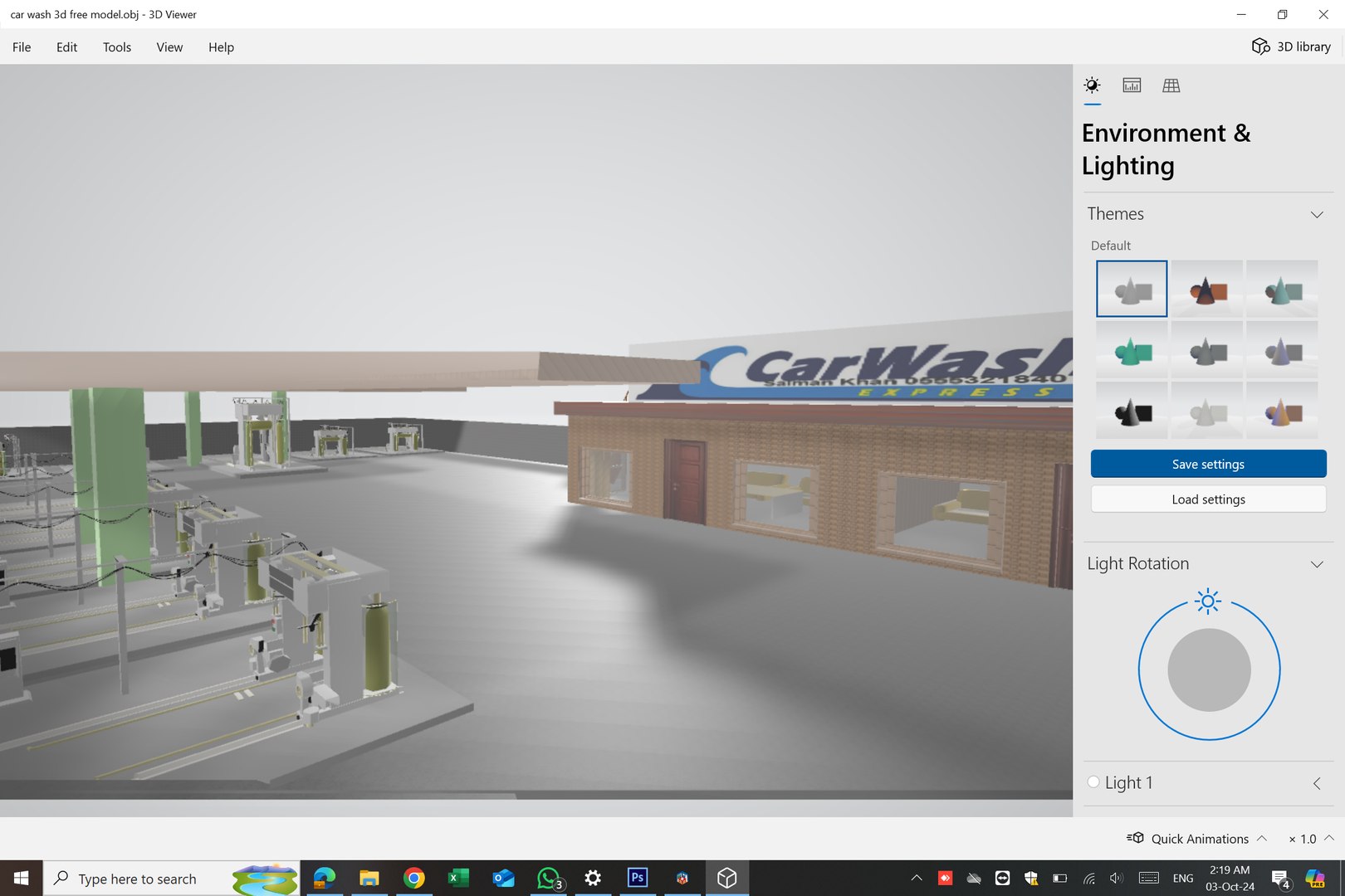 Car Wash 3d Design Free 3D - TurboSquid 2287991