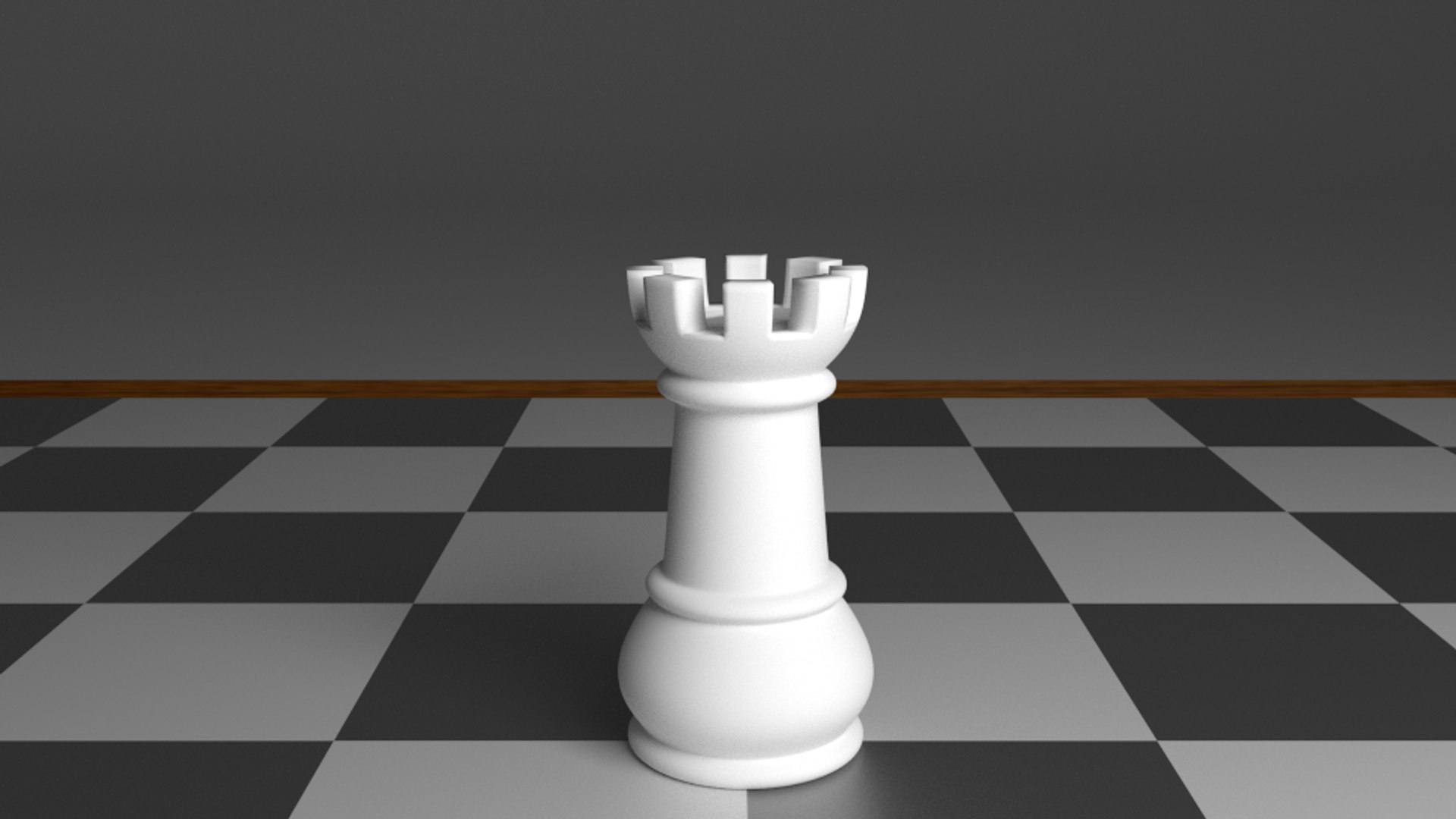 Rook Piece Chess Obj