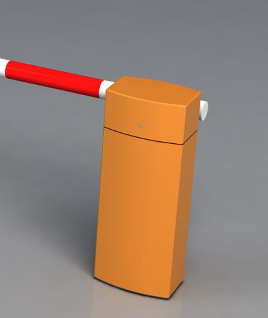 Barrier Street Elements 3d Model