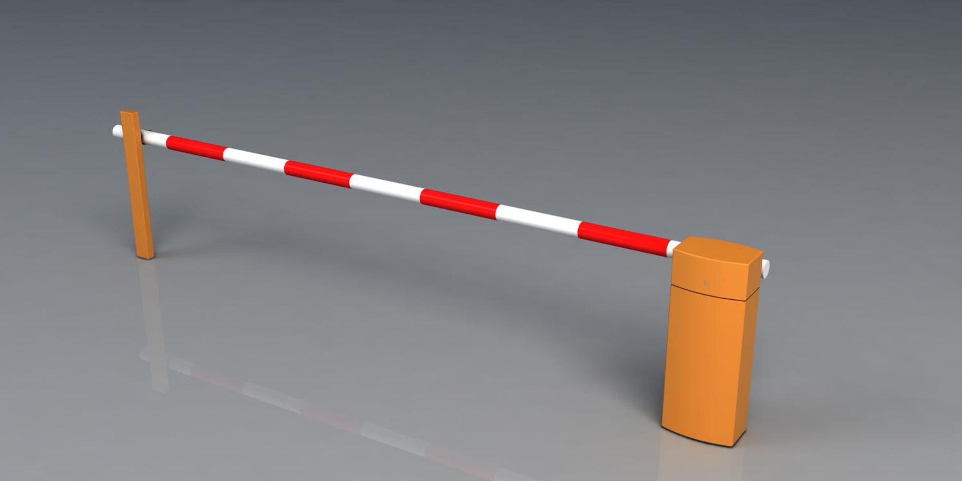 Barrier Street Elements 3d Model