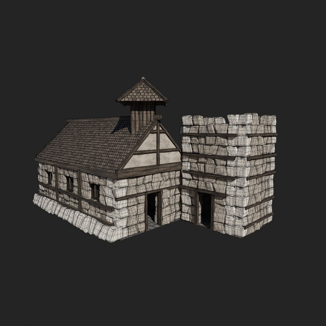 3D CHURCHES CHAPEL MEDIEVAL FANTASY BUILDING CATHEDRAL COLLECTION Model ...