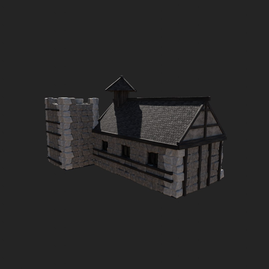 3D CHURCHES CHAPEL MEDIEVAL FANTASY BUILDING CATHEDRAL COLLECTION Model ...