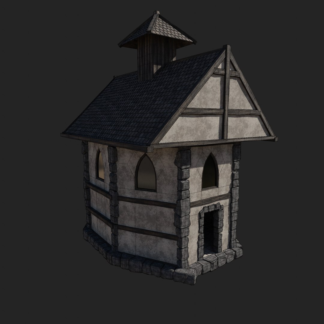 3D CHURCHES CHAPEL MEDIEVAL FANTASY BUILDING CATHEDRAL COLLECTION Model ...