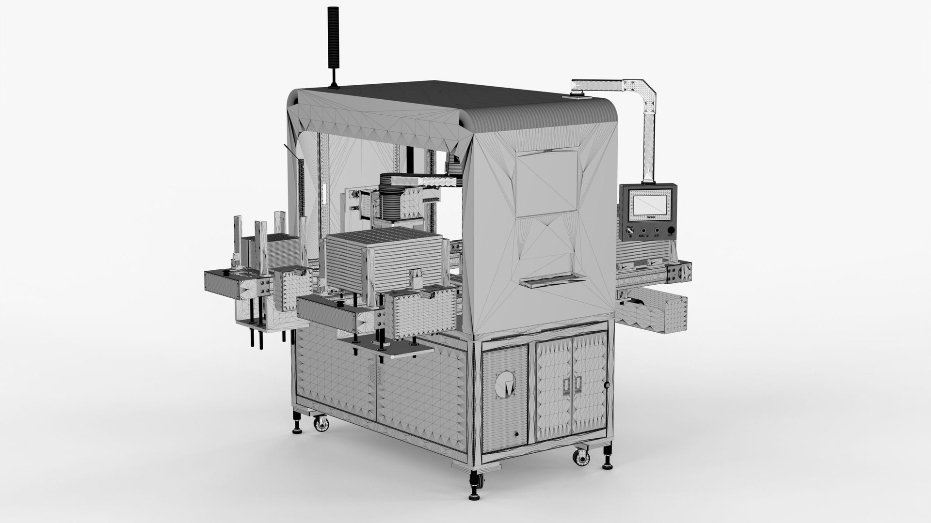 3D Automatic Mobile Phone Accessories Feeding Machine - TurboSquid 1930498