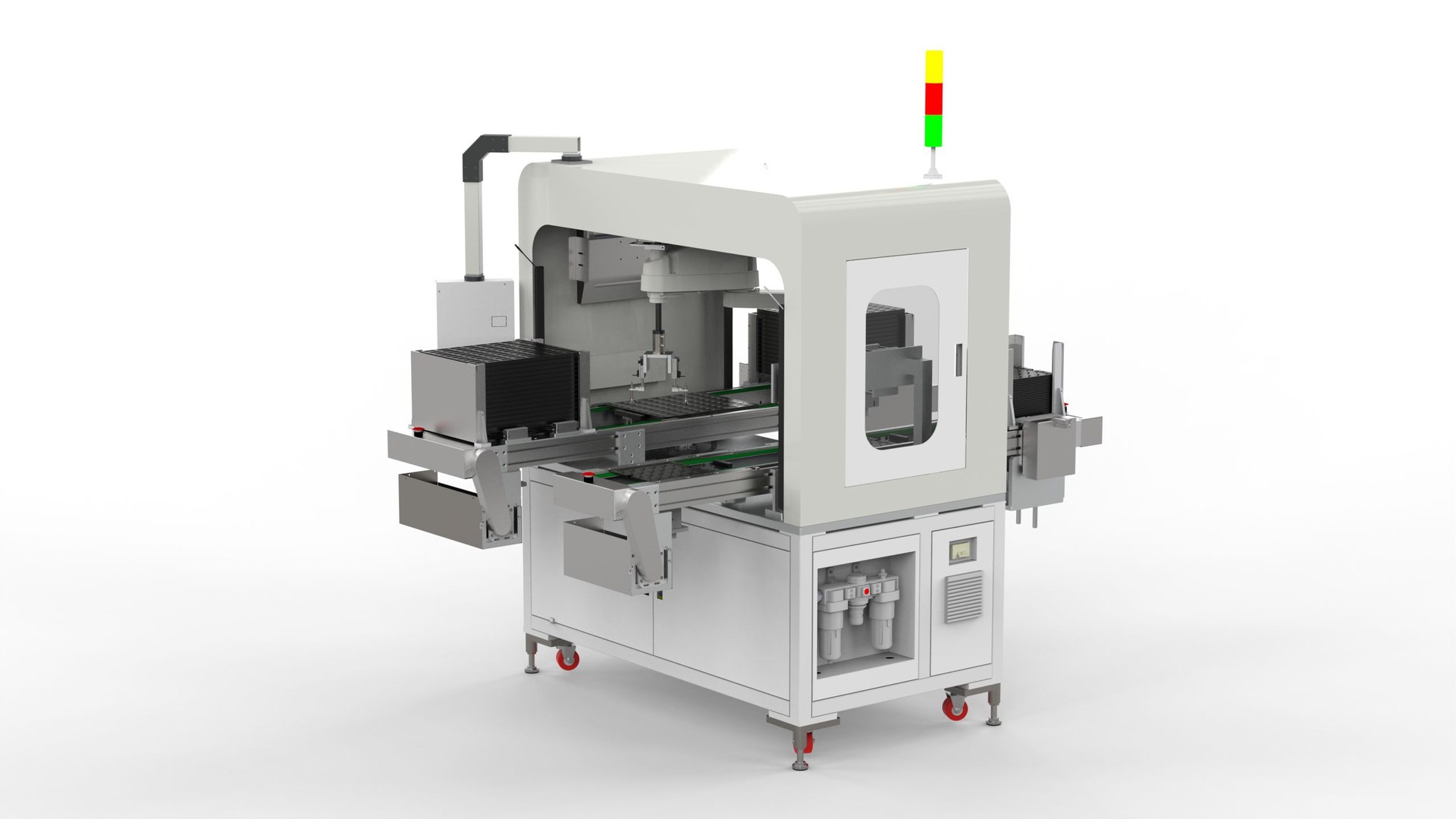 3D Automatic Mobile Phone Accessories Feeding Machine - TurboSquid 1930498