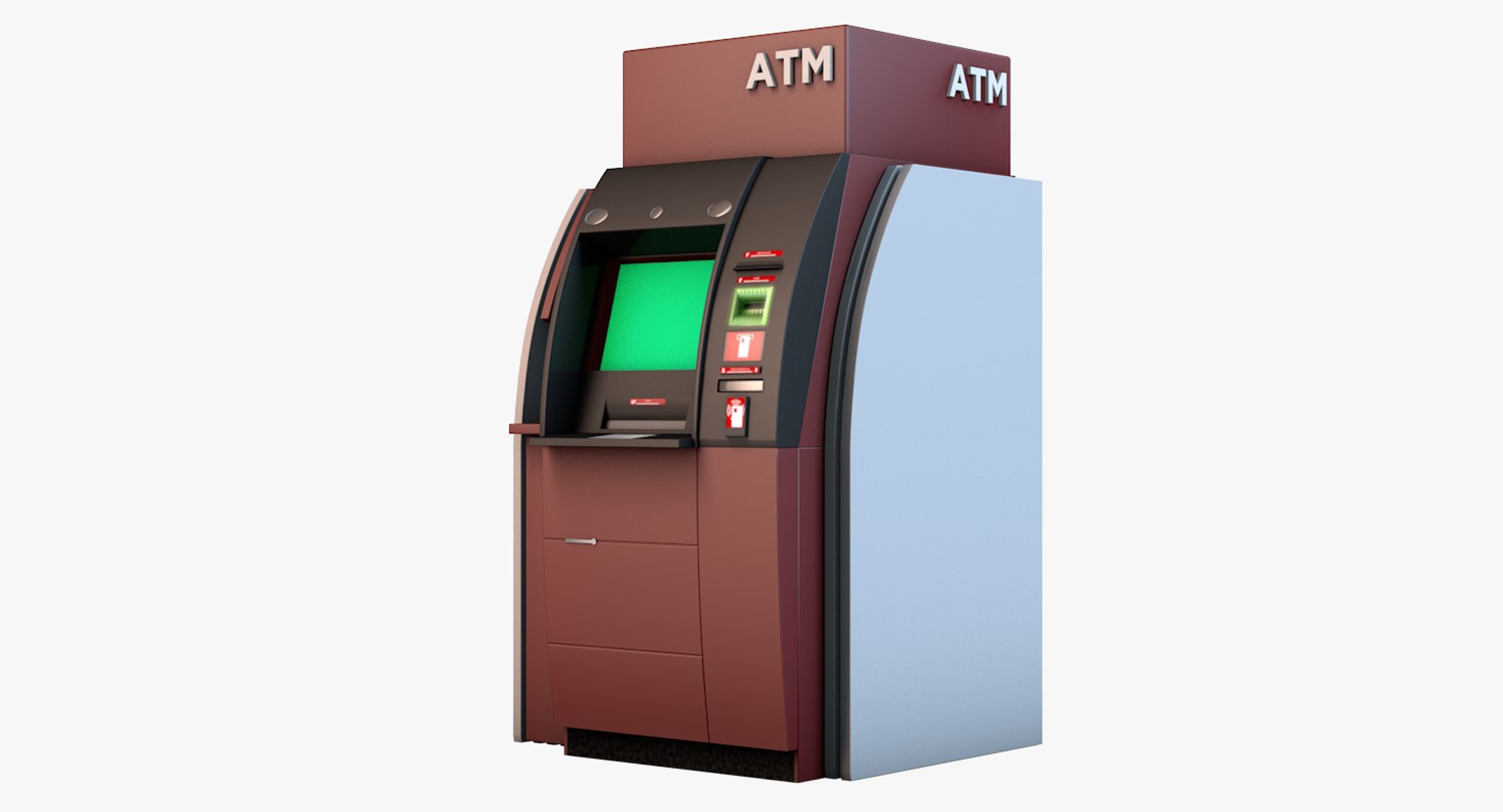 Atm Machine 3D Model - TurboSquid 974723