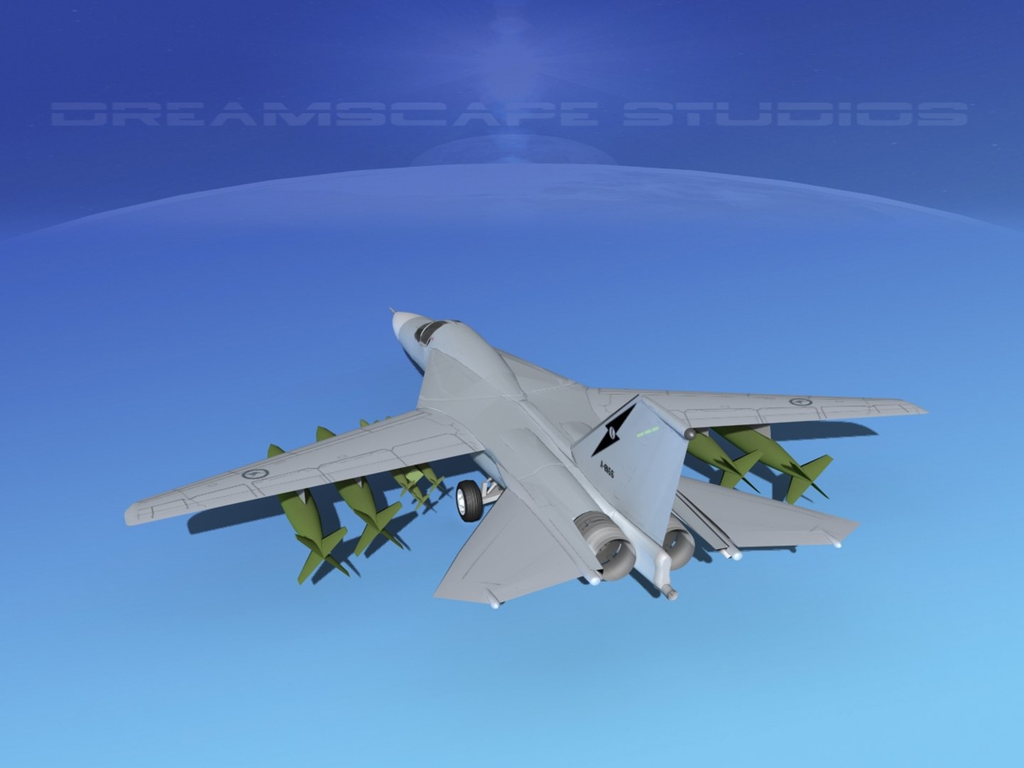 3d Bomber Fb-111 Model
