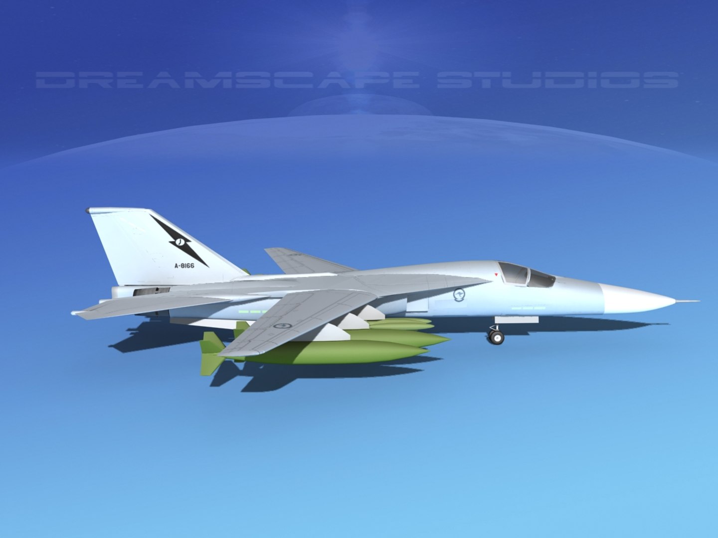 3d Bomber Fb-111 Model