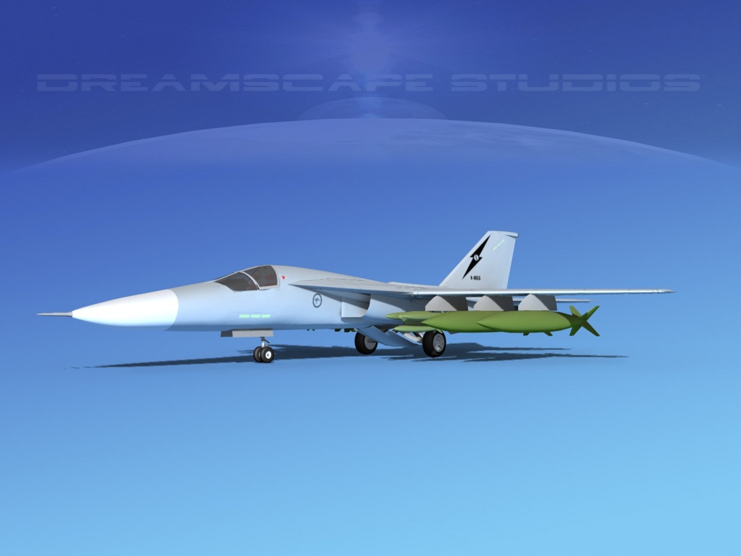 3d Bomber Fb-111 Model