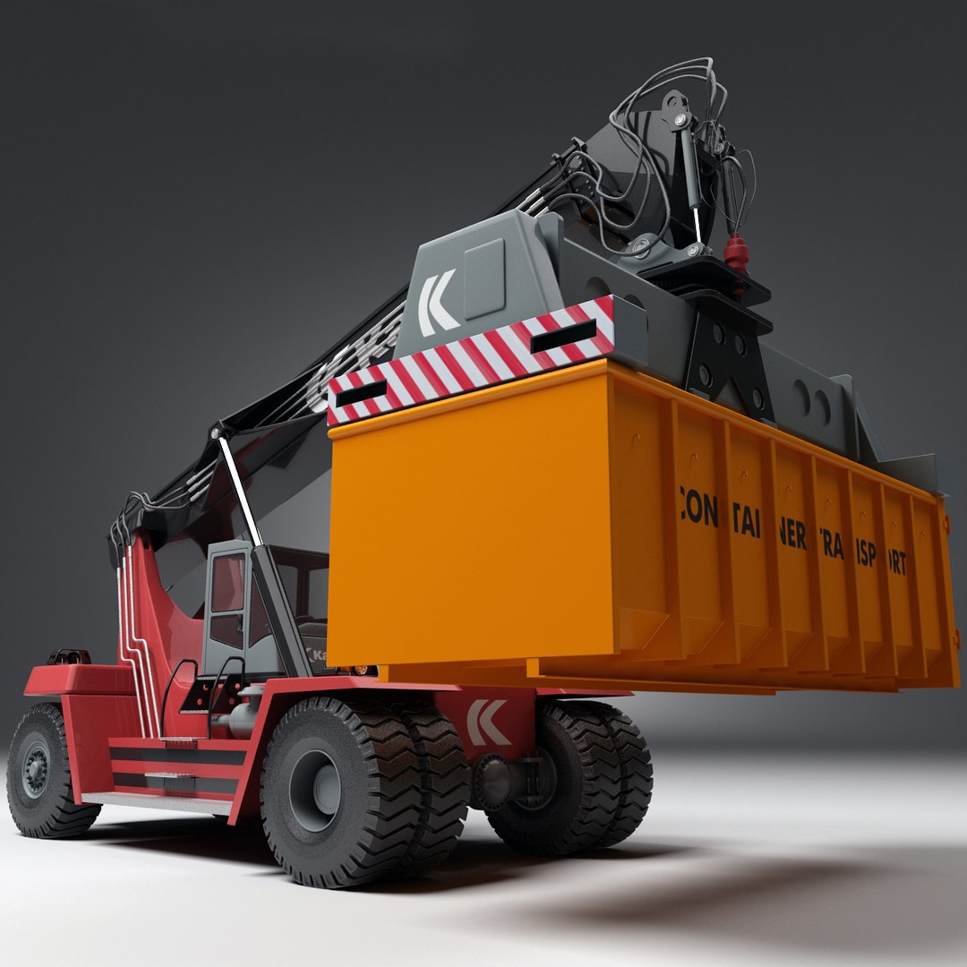 kalmar reach stacker v2 3d model