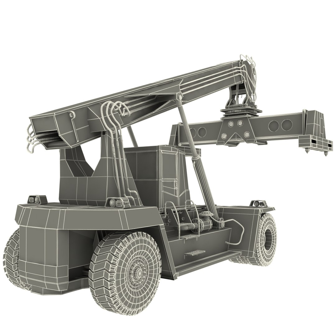 kalmar reach stacker v2 3d model
