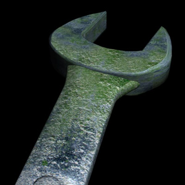 3d model of wrench set