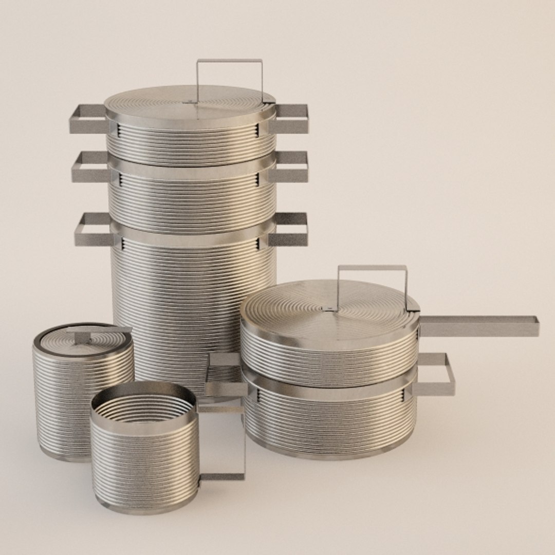 Maya Photorealistic Design Pots Set